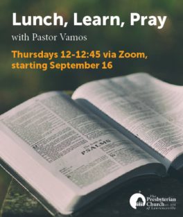 Lunch, Learn, Pray Bible Study - The Presbyterian Church of Lawrenceville