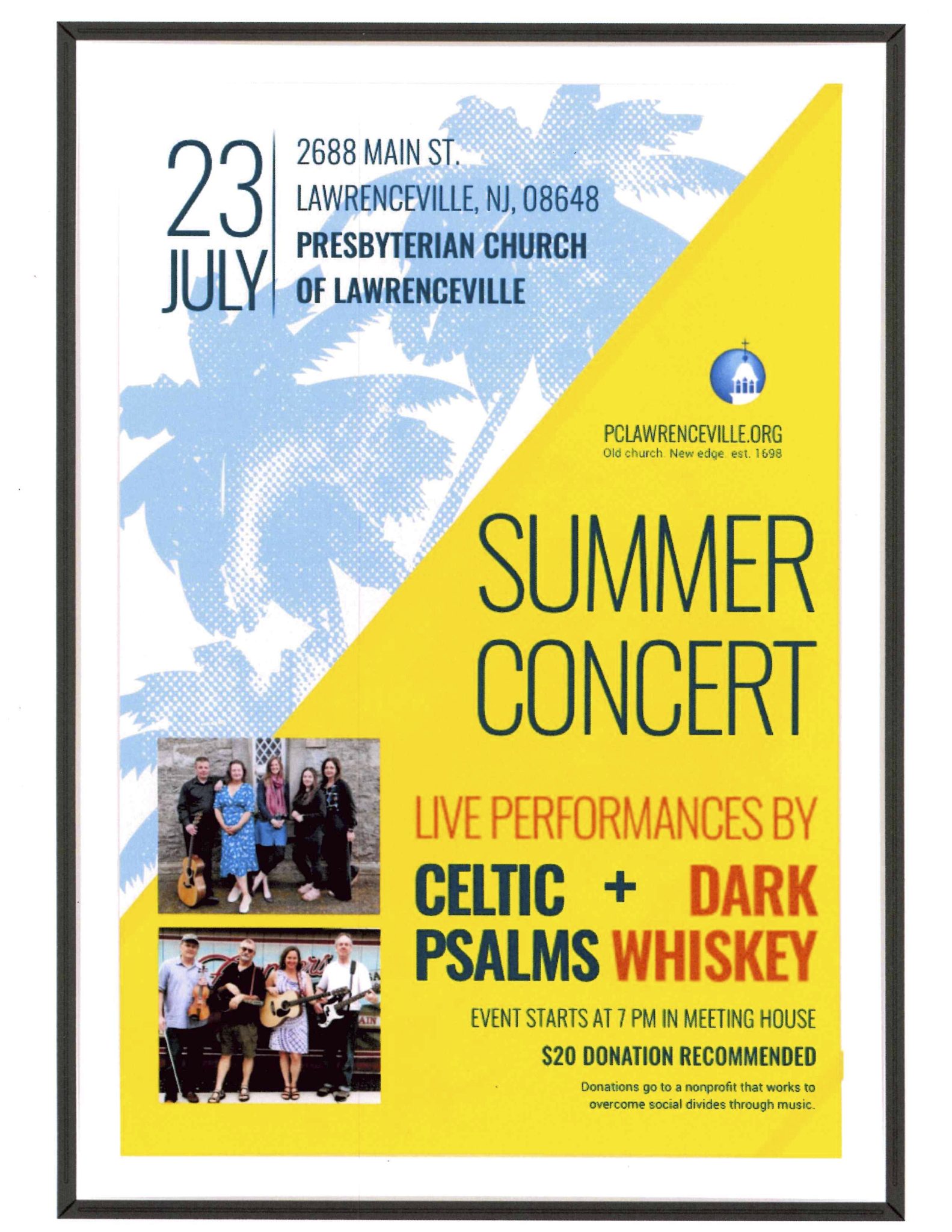 Summer Concert in the Meetinghouse - July 23 - The Presbyterian Church ...
